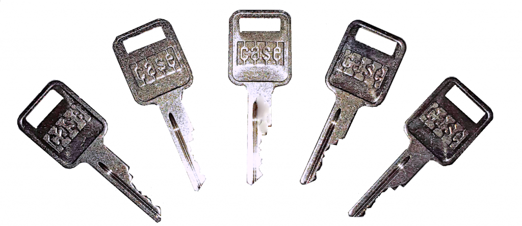 (5) Case – Grove – Bobcat Equipment Keys with Case Logo Fits Case Heavy ...